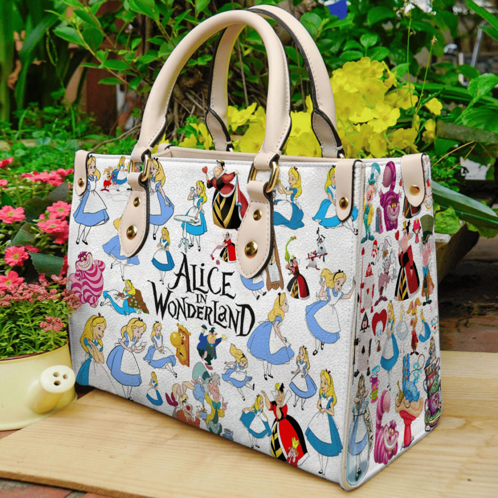Alice in Wonderland Leather Bag TR - Lionteez