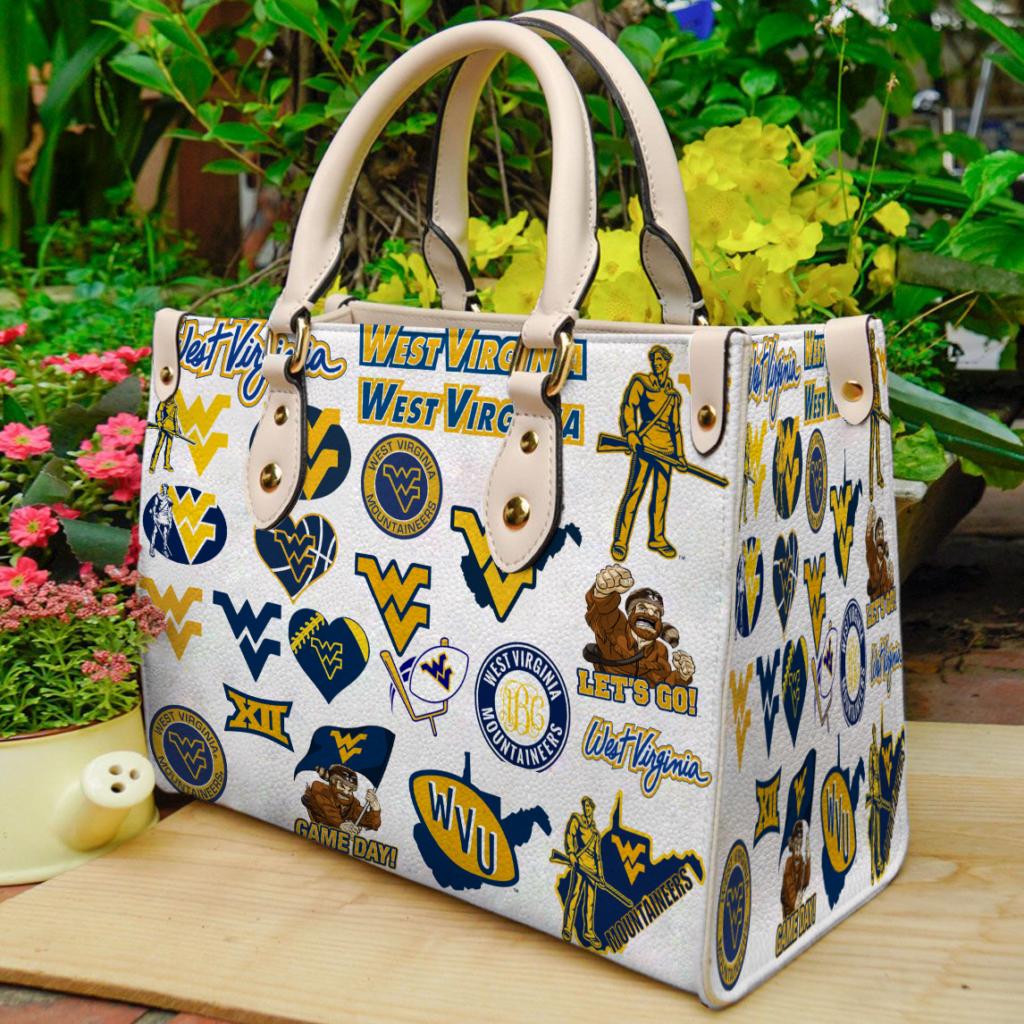West Virginia Mountaineers Leather HandBag - Lionteez
