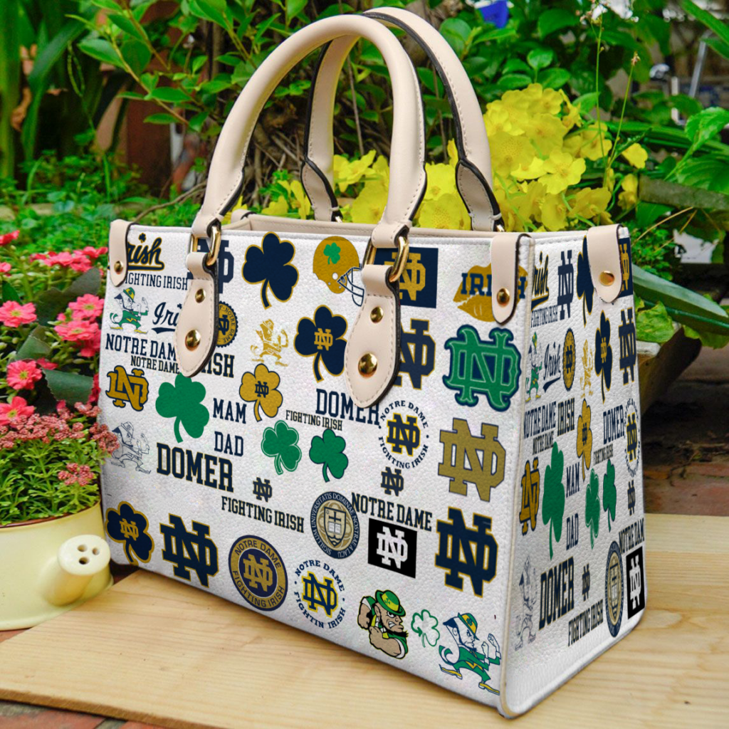 Notre Dame Fighting Irish 1 Leather Handbag - Lionteez