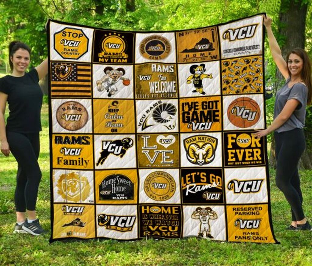 VCU Rams 2 Blanket Quilt - Lionteez